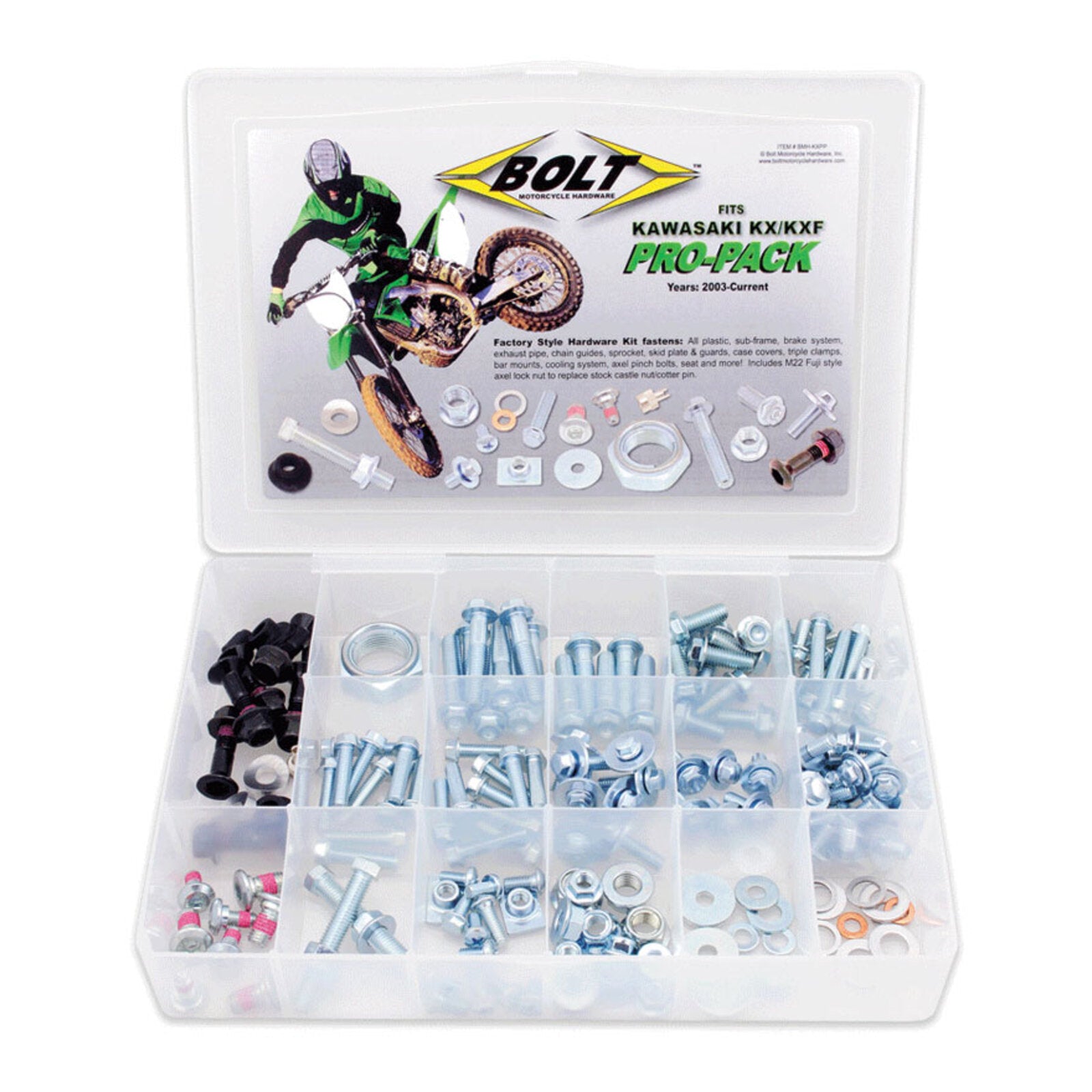 BOLT KAWASAKI KX/KXF PRO PACK - BMH-KXPP