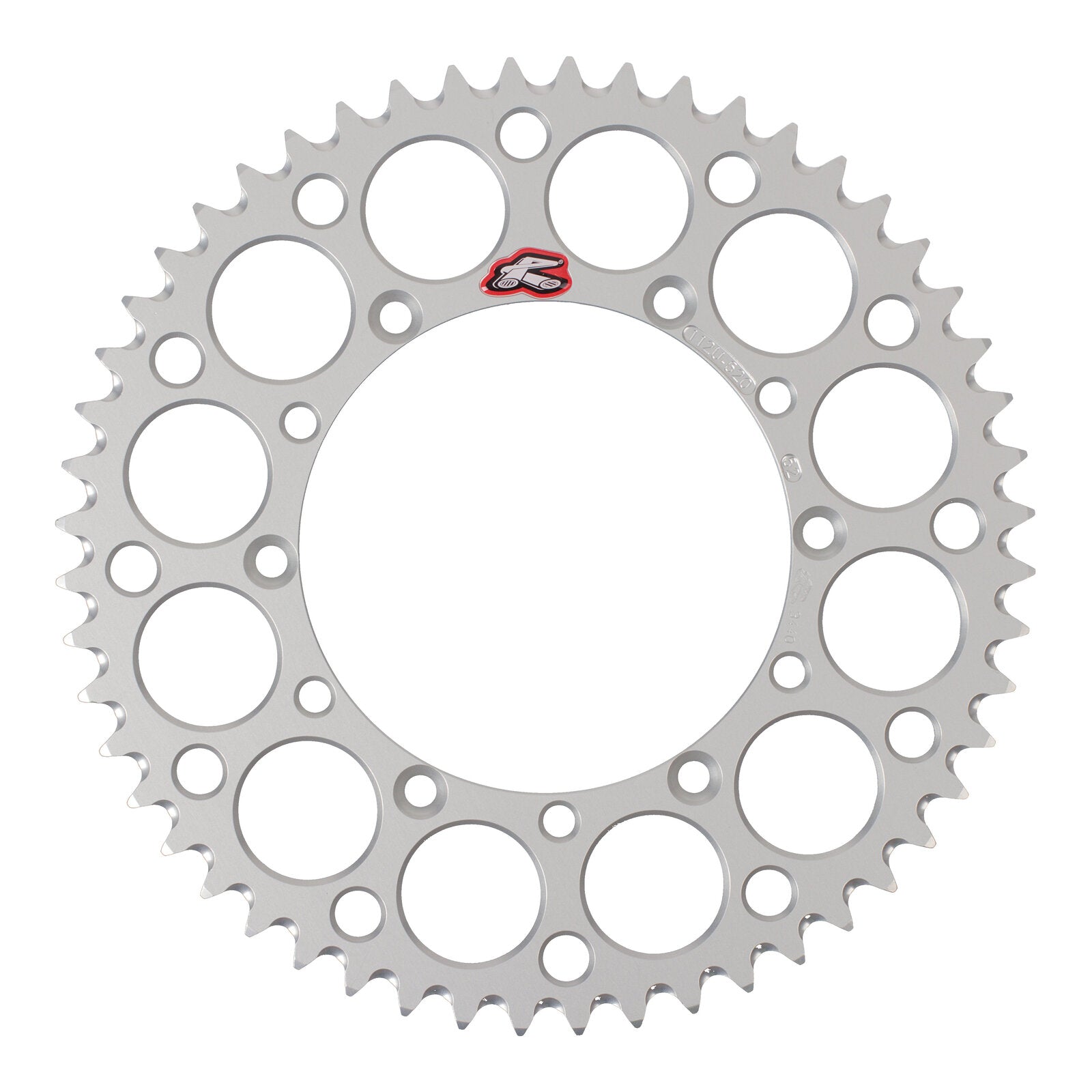 Renthal Sprocket Rear Silver 52T Alloy 7075 T6 Grooved